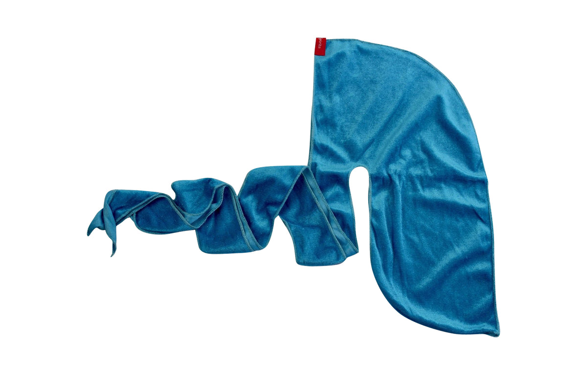 Summer Baby Blue Velvet Durag | Luxury Velvet Durags – Wave God Durags