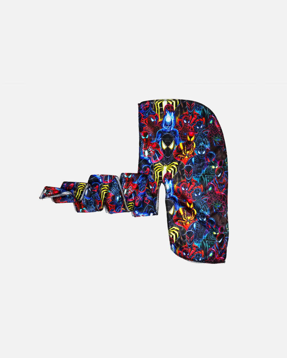 SPIDER VERSE SILKY DURAG | BETTER SPIRITS DURAGS – Wave God Durags