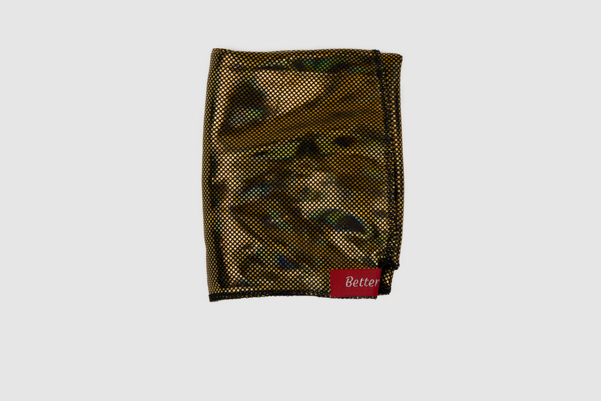 Gold Iridescent Silk Durag | Luxury Fashion Silky Durag – Wave God Durags